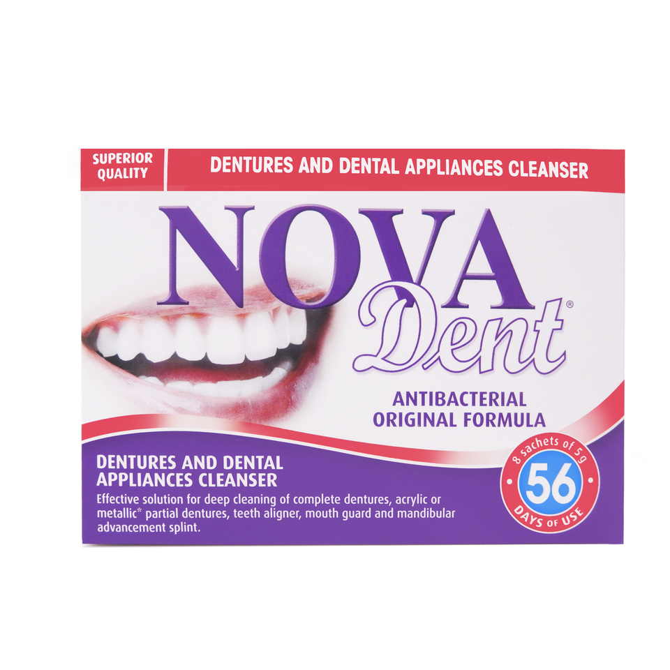 Nova Dent - Original Formula Dentures & Dental Appliances Cleanser | 5 ...