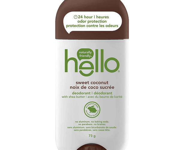 Hello - Naturally Friendly Deodorant with Shea Butter - Sweet Coconut ...