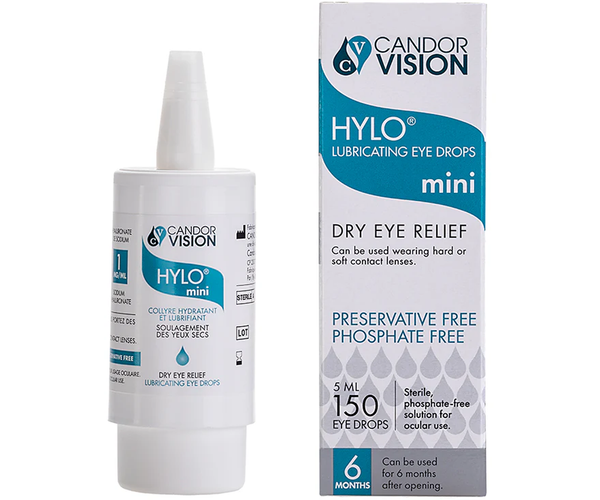 CandorVision - Hylo Lubricating Eye Drops, Dry Eye Relief | 5 mL ...