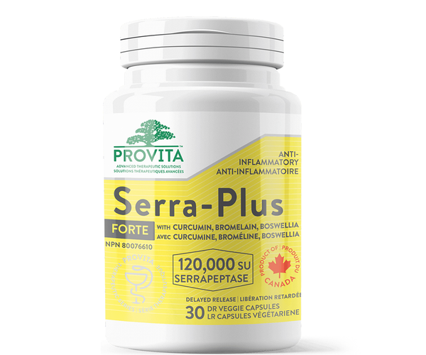 Provita - Serra Plus Anti Inflammatory | 30 Delayed Release Capsules ...