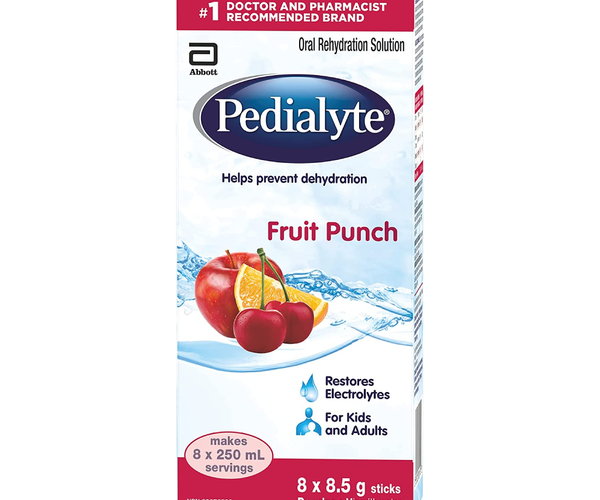Pedialyte - Electrolyte Powder Sticks Rehydration Solution - Fruit Pun ...