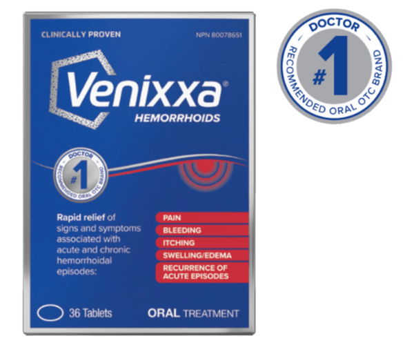 Venixxa - Hemorrhoids Oral Treatment | 36 Tablets – White Cross E-Store