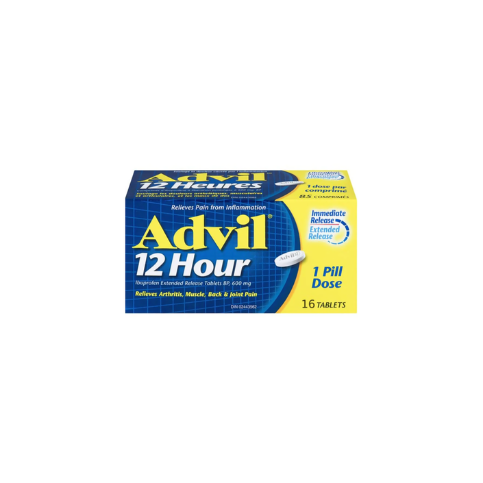 Advil - 12 Hour Extended Release 600MG Tablets – White Cross E-Store