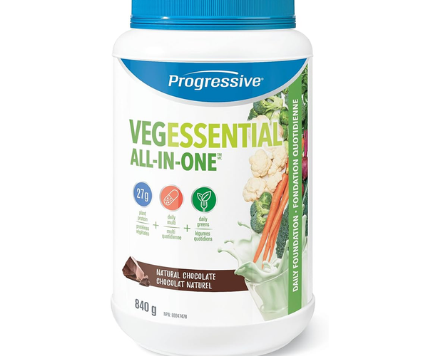 Progressive - Vegessential All-In-One, Natural Chocolate | 840 g ...