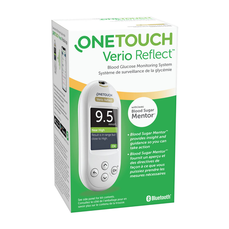 OneTouch - Verio Reflect Blood Glucose Monitoring System | 1 Kit ...