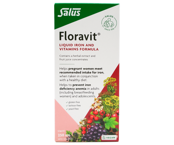 Salus - Floravit Yeast-Free & Gluten-Free Liquid Iron Formula with Vit ...
