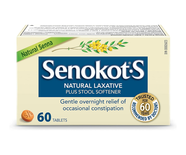 Senokot S - Natural Laxative | 60 Tablets – White Cross E-Store