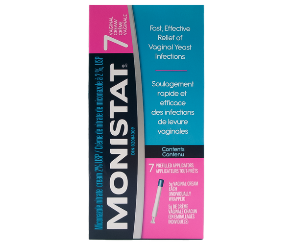 Monistat - 7 Vaginal Cream Prefilled Applicators | 7 x 5 g – White ...