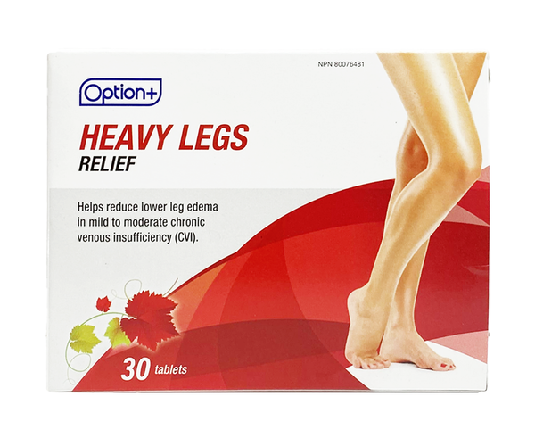 Option+ Heavy Legs Relief | 30 Tablets – White Cross E-Store