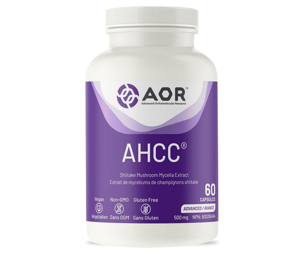 AOR - AHCC Supplement 500mg | 60 Capsules – White Cross E-Store