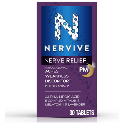 Nervive - PM - Peripheral Neuropathy Pain Relief | 30 Tablets – White ...