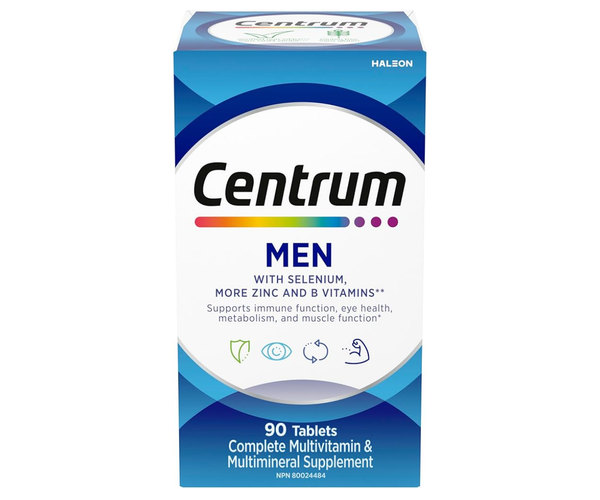 Centrum - Complete Multivitamin - for Men | 90 Tablets – White Cross E ...