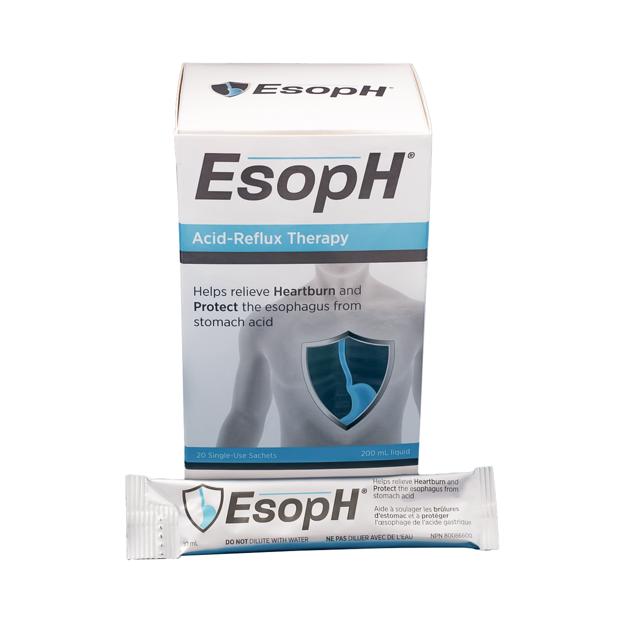 EsopH - Acid-Reflux Therapy | 20 Satchets x 200 mL – White Cross E-Store