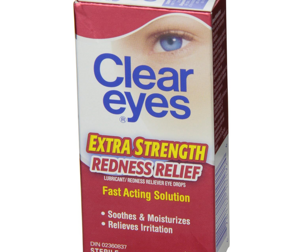 Clear Eyes - Extra Strength Redness Relief Eye Drops | 15 ml – White ...