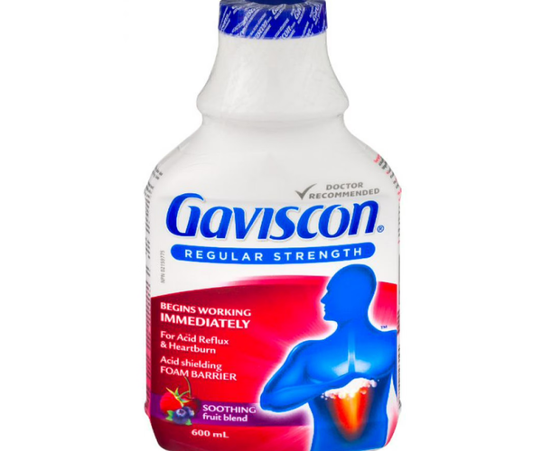 Gaviscon - Regular Strength for Acid Reflux & Heartburn - Soothing Fru ...