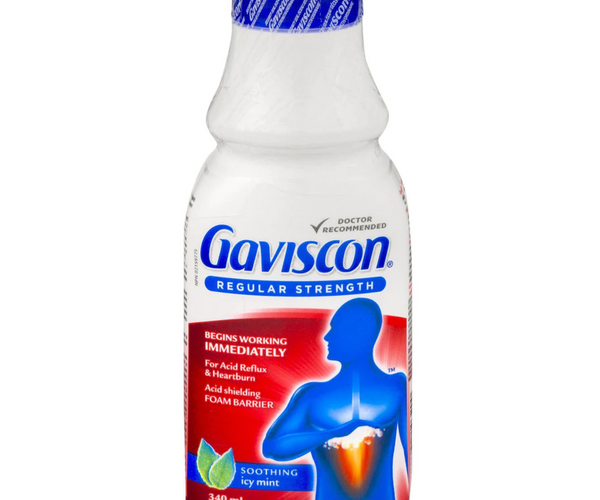 Gaviscon - Liquid Regular Strength Soothing Icy Mint | 340 mL – White ...