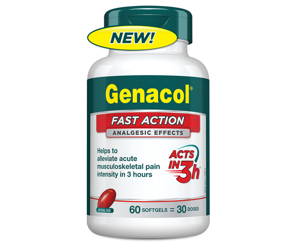 Genacol - Fast Action Analgesic 3 HRS | 60 Softgels – White Cross E-Store