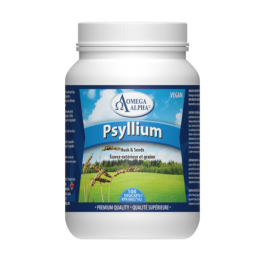 Omega Alpha - Psyllium Husk & Seeds | 100 VegCaps – White Cross E-Store