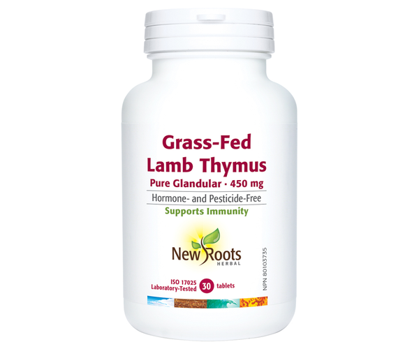 New Roots - Grass-Fed Lamb Thymus Pure Glandular 450 mg | 30 tablets ...
