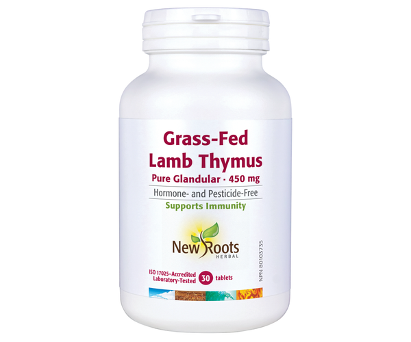 New Roots - Grass-Fed Lamb Thymus Pure Glandular 450 mg | 90 tablets ...