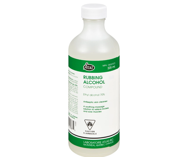 Atlas - Rubbing Alcohol Compound Ethyl 70% | 225 ml – White Cross E-Store