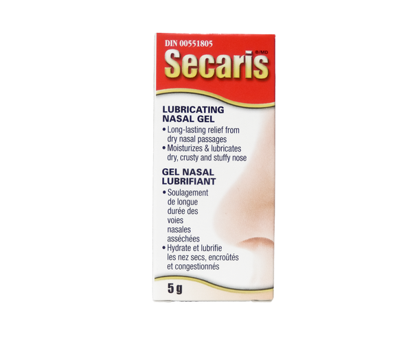 Secaris - Lubricating Nasal Gel | 5 g – White Cross E-Store