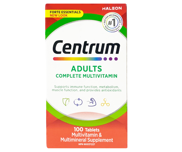 Centrum - Forte Essentials for Adults Multivitamin & Mineral Supplemen ...