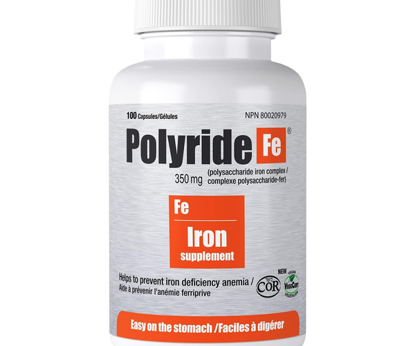 Polyride Fe - Iron Supplement | 100 Capsules – White Cross E-Store