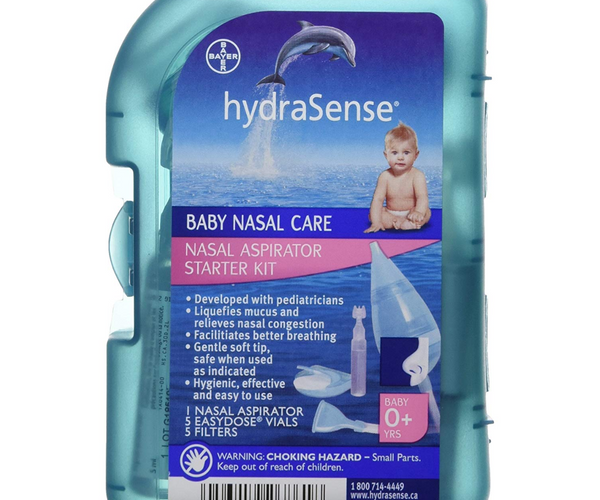 HydraSense - Baby Nasal Care Nasal Aspirator Starter Kit – White Cross ...