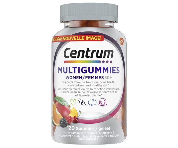 Centrum - Women's 50 + MultiGummies - Multivitamin/Multimineral Supple ...