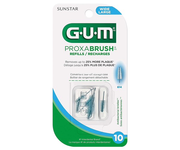 GUM - Proxabrush Refills - Wide | 10 Pack – White Cross E-Store