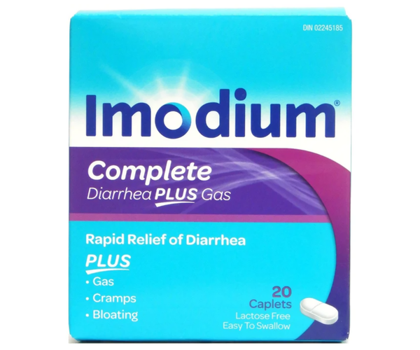 Imodium – Complete Caplets | 20 Caplets – White Cross E-Store