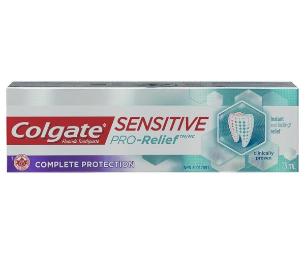 Colgate - Sensitive PRO-Relief Complete Protection Anti Cavity Toothpa ...