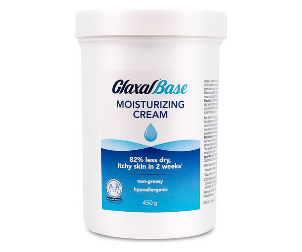 Glaxal Base - Moisturizing Cream 82% Less Dry | 450 g – White Cross E-Store