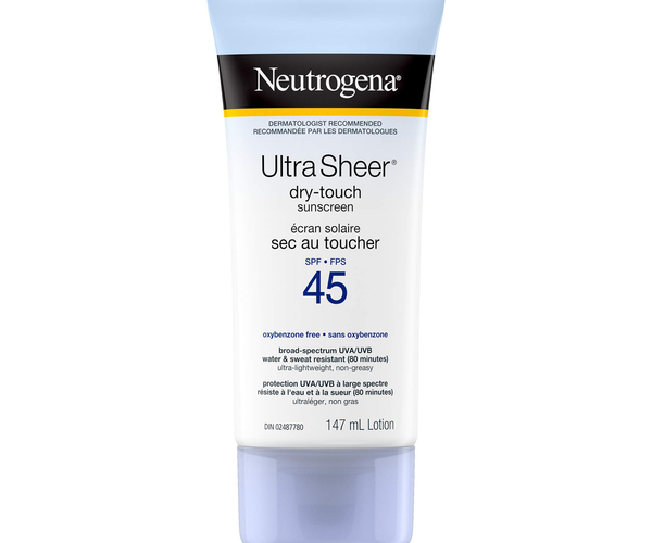 Neutrogena - Ultra Sheer Dry Touch Sunscreen - SPF 45 | 88 mL – White ...