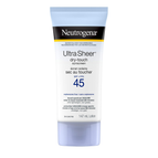Neutrogena - Ultra Sheer Dry Touch Sunscreen - SPF 45 | 88 mL – White ...