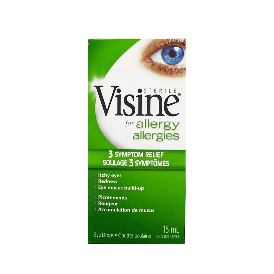 Visine - Allergy 3 Symptom Relief Eye Drops | 15 ml – White Cross E-Store