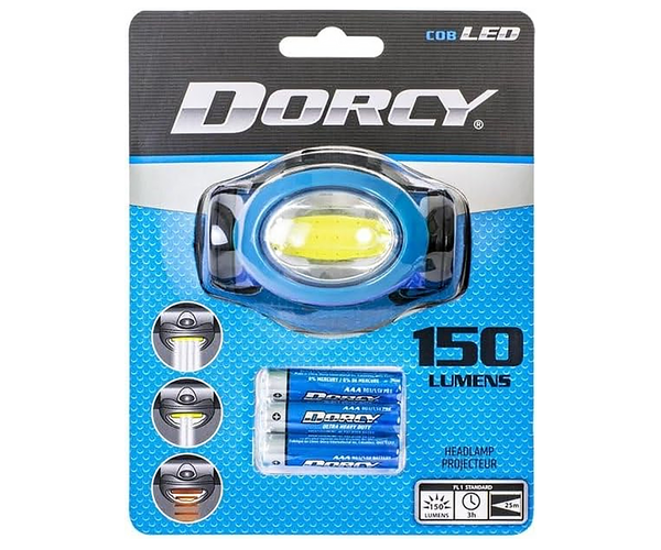Dorcy - 150 Lumens LED Headlamp – White Cross E-Store