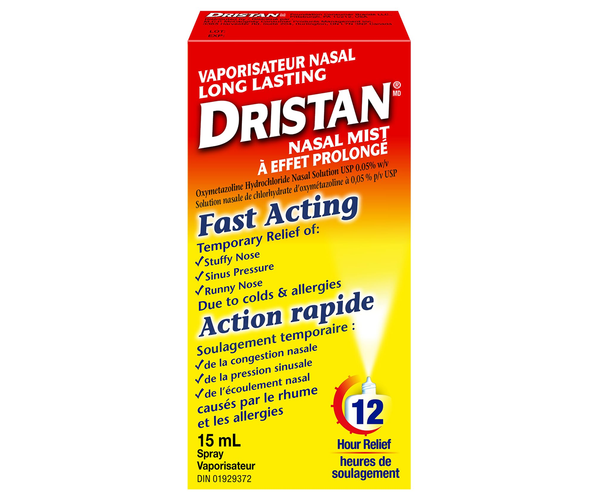 Dristan - Fast Acting Nasal Mist 12HR Relief | 15 mL – White Cross E-Store