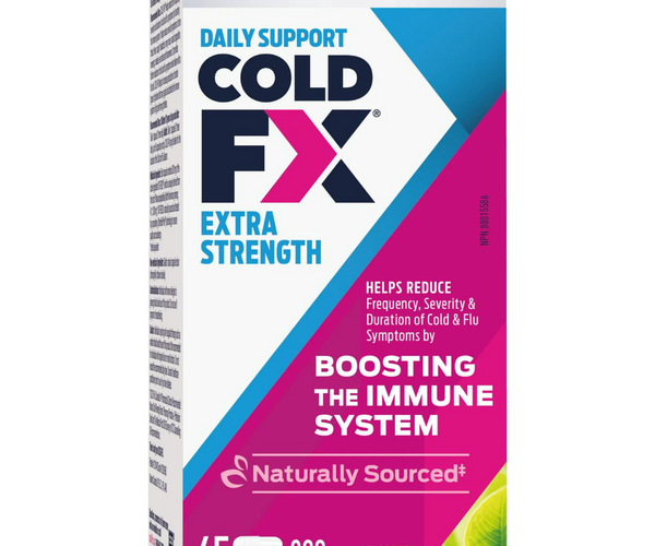 Cold-FX - Extra Strength Daily Support Cough & Cold Capsules | 45 Caps ...