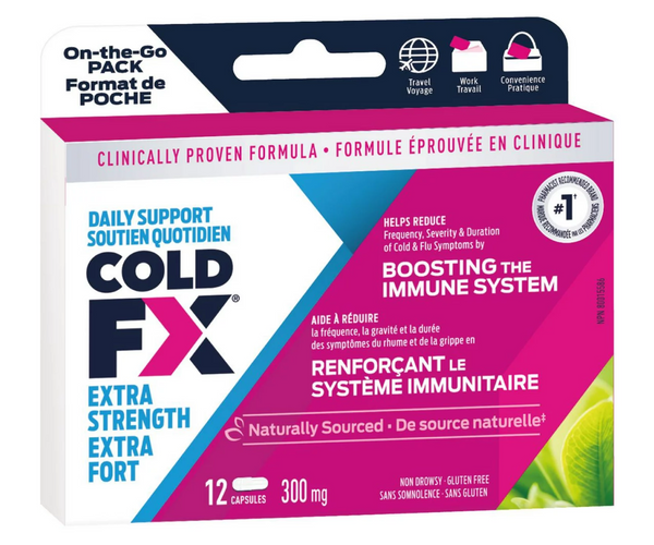 Cold-FX - Extra Strength Cough & Cold Relief Capsules | 12 Capsules ...