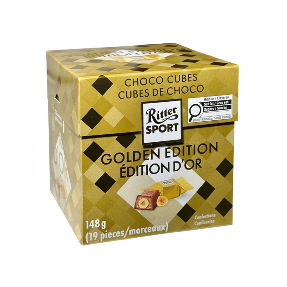 Ritter Sport - Golden Edition Choco Cubes | 19 Pieces – White Cross E-Store