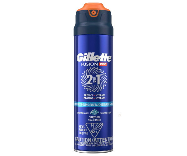 Gillette Pro - Hydrating 2IN1 Sensitive Shave Gel Protect + Hydrate ...