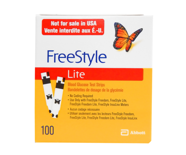 FreeStyle - Lite Testing Strips | 100 Strips – White Cross E-Store