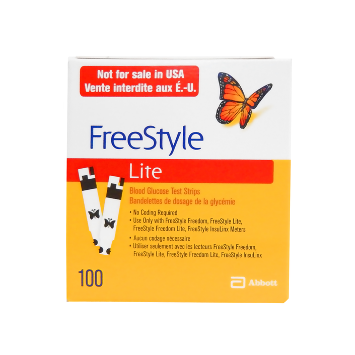 FreeStyle - Lite Testing Strips | 100 Strips – White Cross E-Store