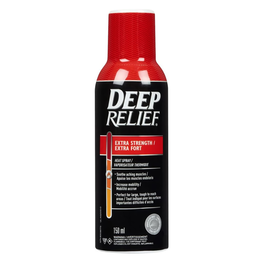 Deep Relief - Heat Pain Relief Spray, Extra Strength | 150 ml – White ...