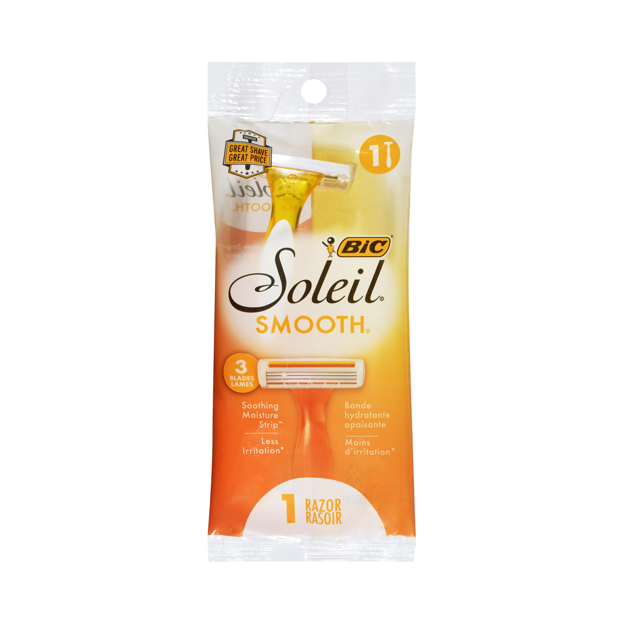 Bic - Soleil Smooth 3-Blade Razor | 1 Razor – White Cross E-Store
