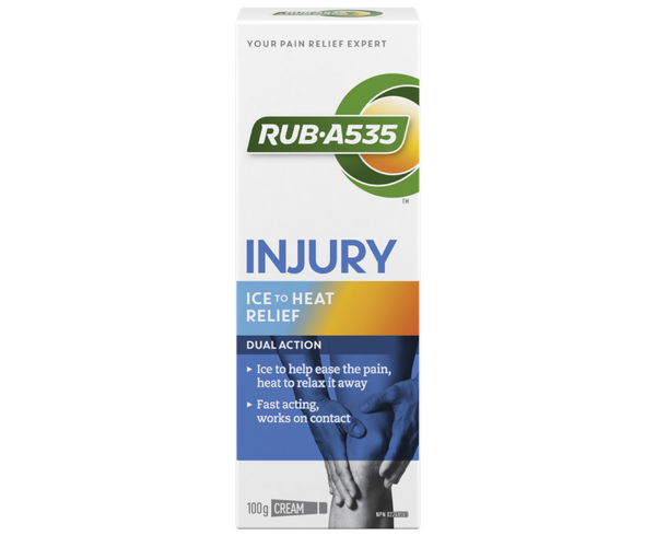 Rub-A535 Injury Ice to Heat Relief Dual Action Cream | 100 g – White ...