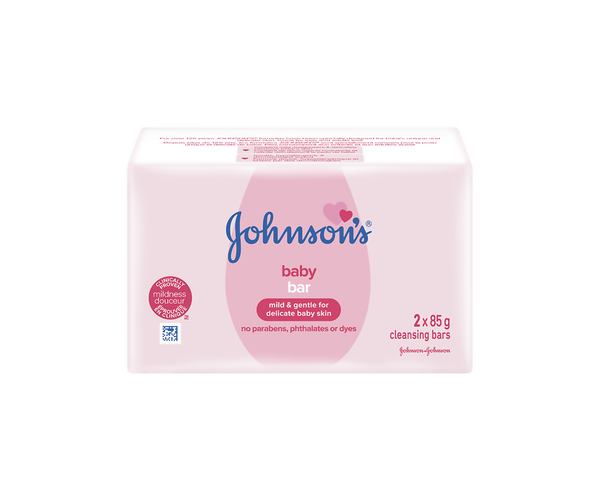 Johnson's - Baby Bar - Mild & Gentle | 2x 85 g – White Cross E-Store