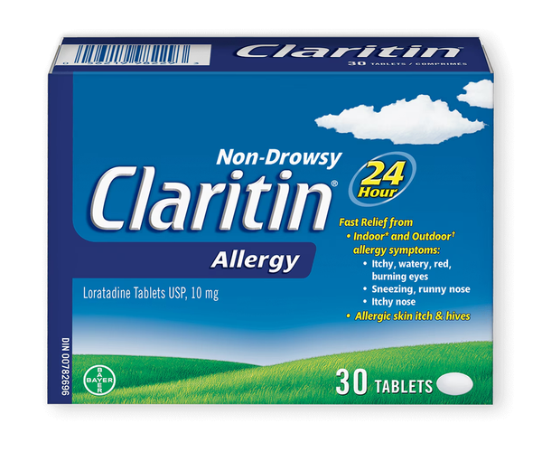 Claritin - Non-Drowsy 24H Allergy Relief Tablets | 30 Tablets – White ...